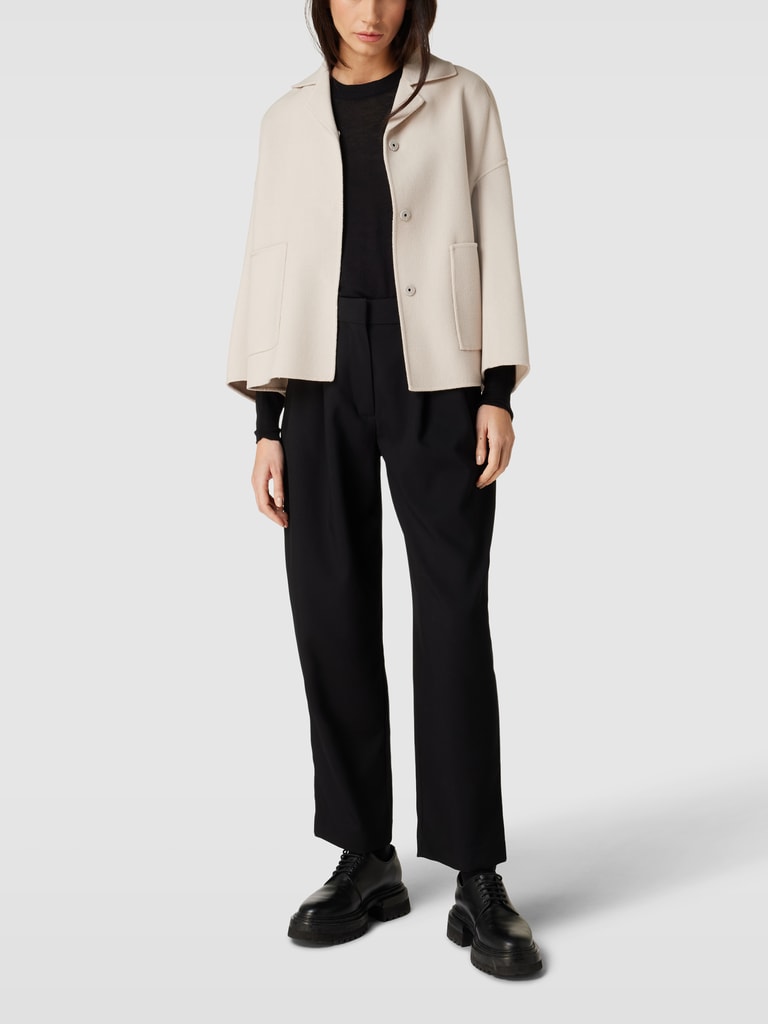 Weekend Max Mara Jack met extra brede schouders, model 'PANCA' in beige ...