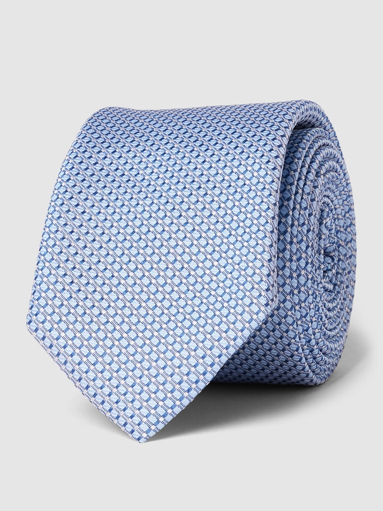 BOSS Krawatte mit Allover-Muster (bleu) online kaufen