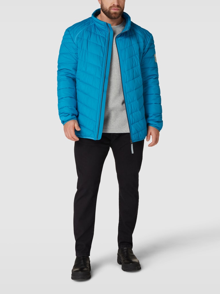 S.Oliver Plus PLUS SIZE Steppjacke mit Label-Patch (hellblau) online kaufen