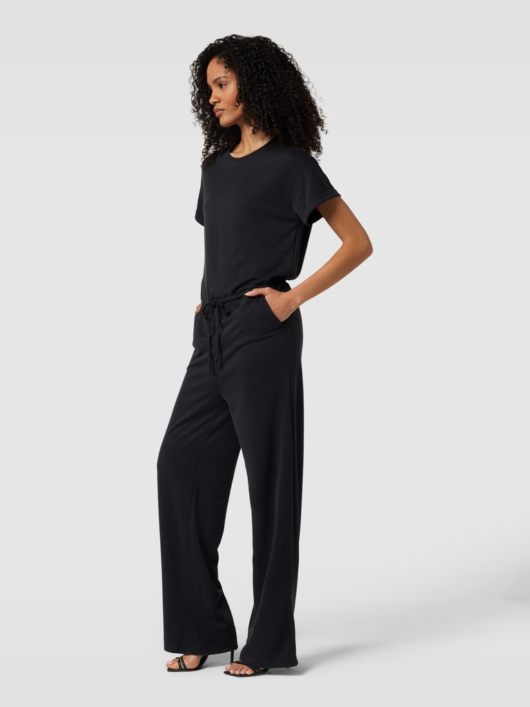 mbyM Jumpsuit mit Bindegürtel Modell 'Axton' (black) online kaufen