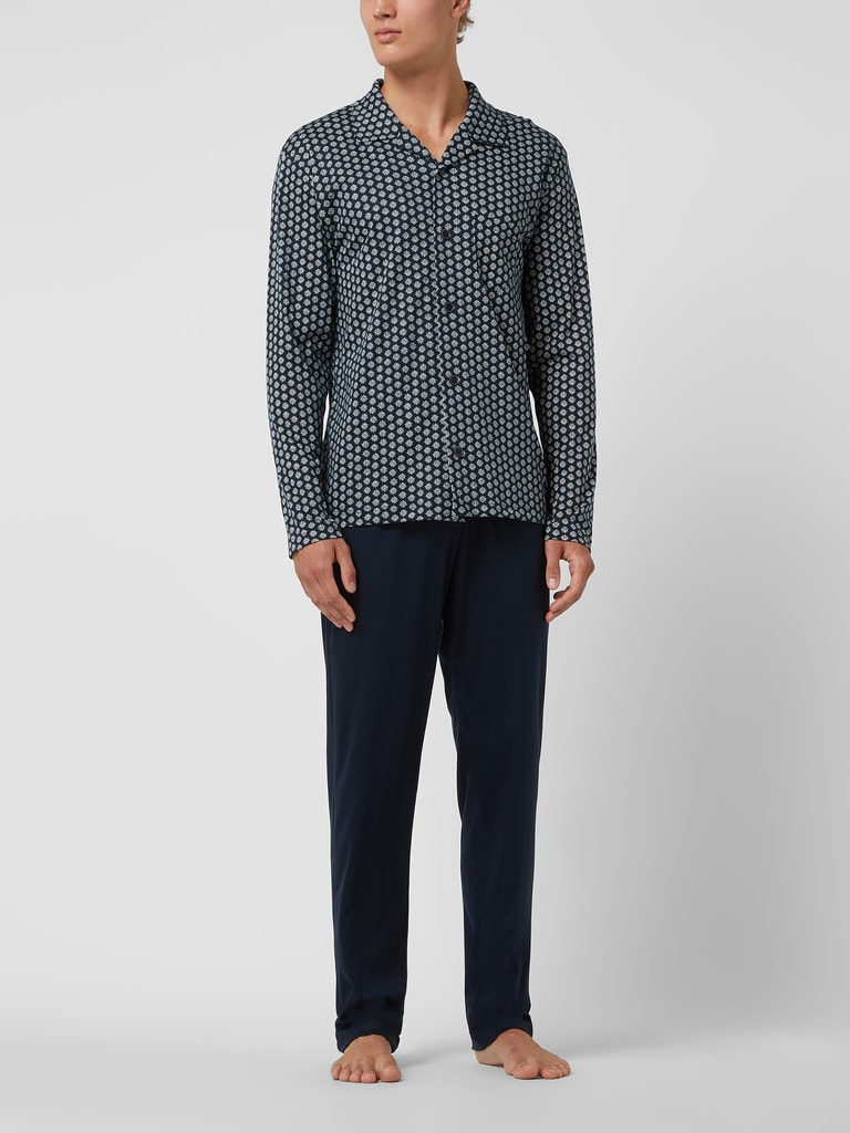 Calida Pyjama aus Baumwolle (dunkelblau) online kaufen