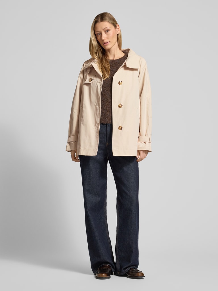 Fuchs Schmitt Trenchcoat mit Stehkragen und Ärmelriegeln (beige) online ...