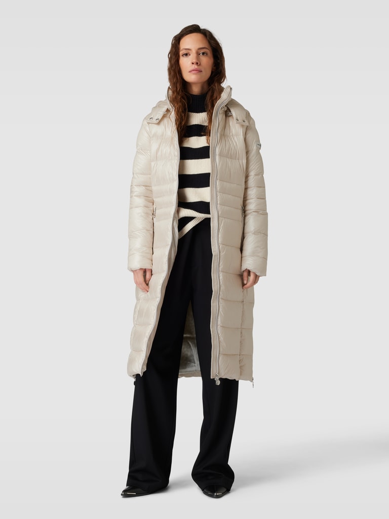 Frieda & Freddies Daunenmantel mit Kapuze und Zweiwege-Reißverschluss ...