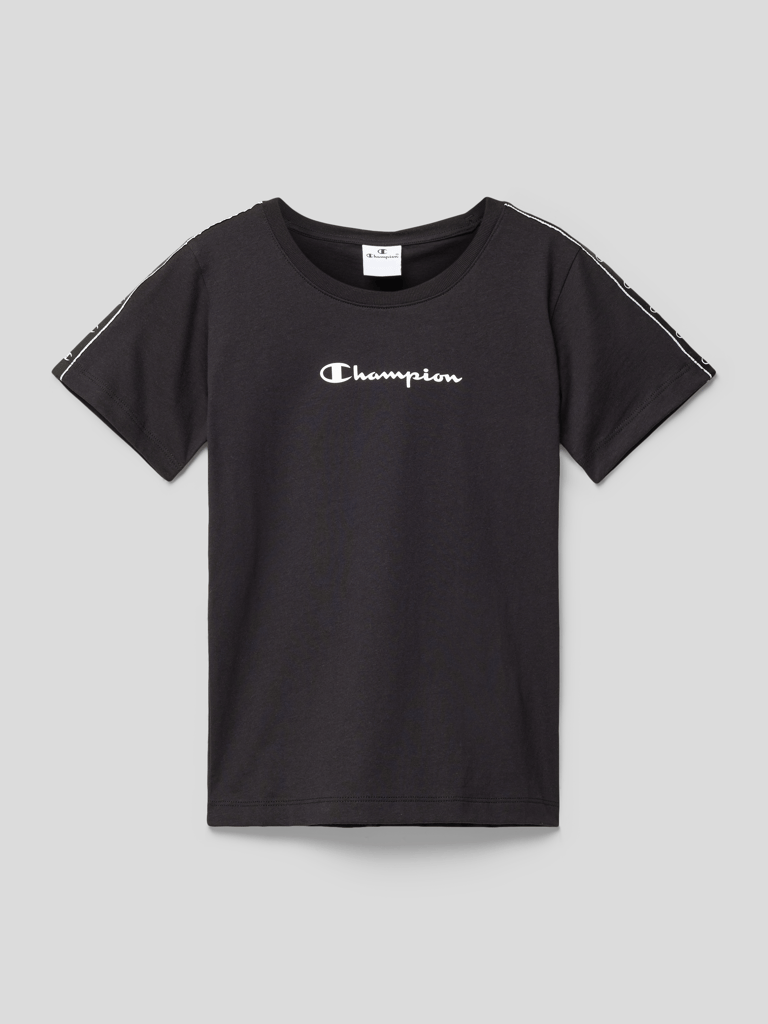 CHAMPION T-Shirt mit Label-Details (black) online kaufen