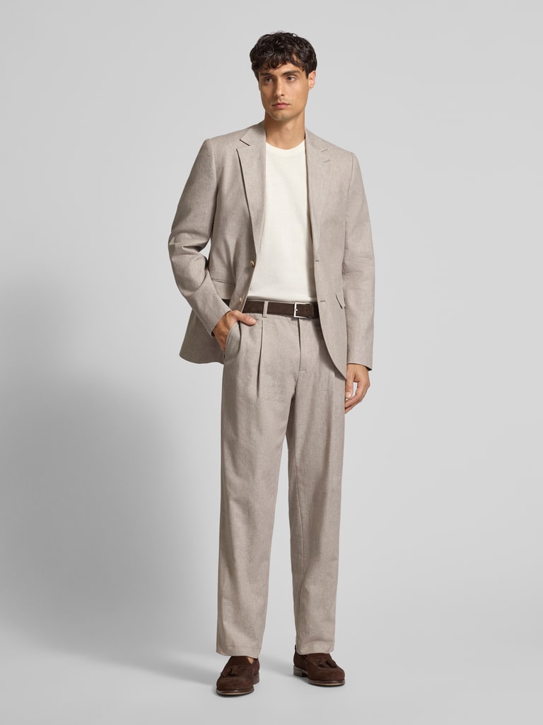 Matinique Slim Fit 2-Knopf-Sakko aus Leinen-Mix Modell 'George' (beige ...