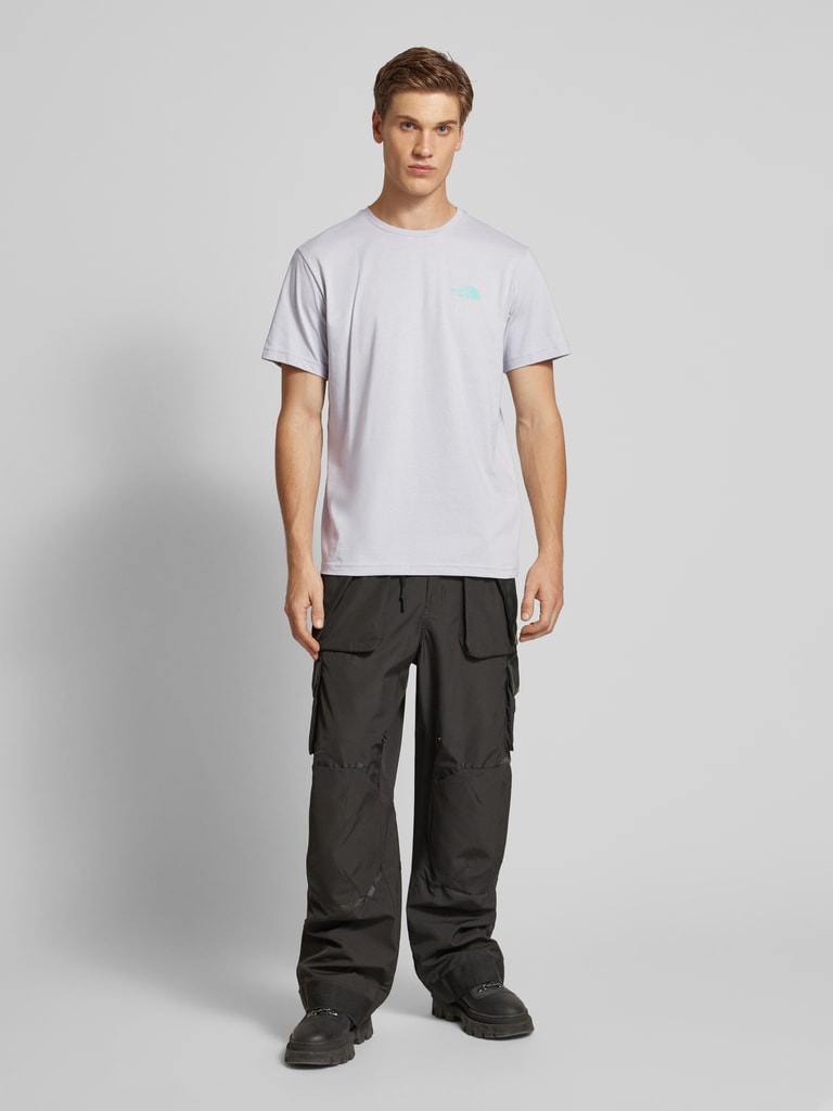 The North Face T-Shirt mit Label-Print (mittelgrau) online kaufen