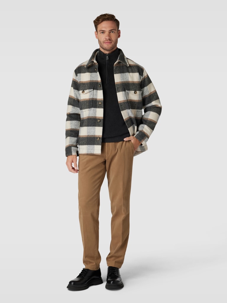 Hiltl Hose mit Eingrifftaschen Modell 'Trento' (beige) online kaufen