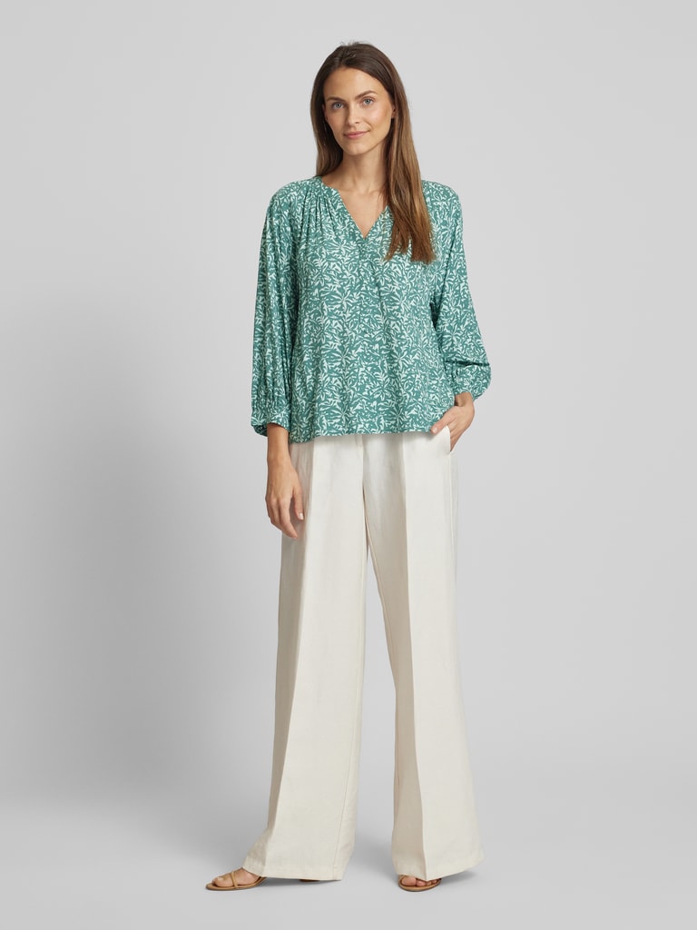 Tom Tailor Blouse met 3/4-mouwen in flessengroen online kopen | P&C