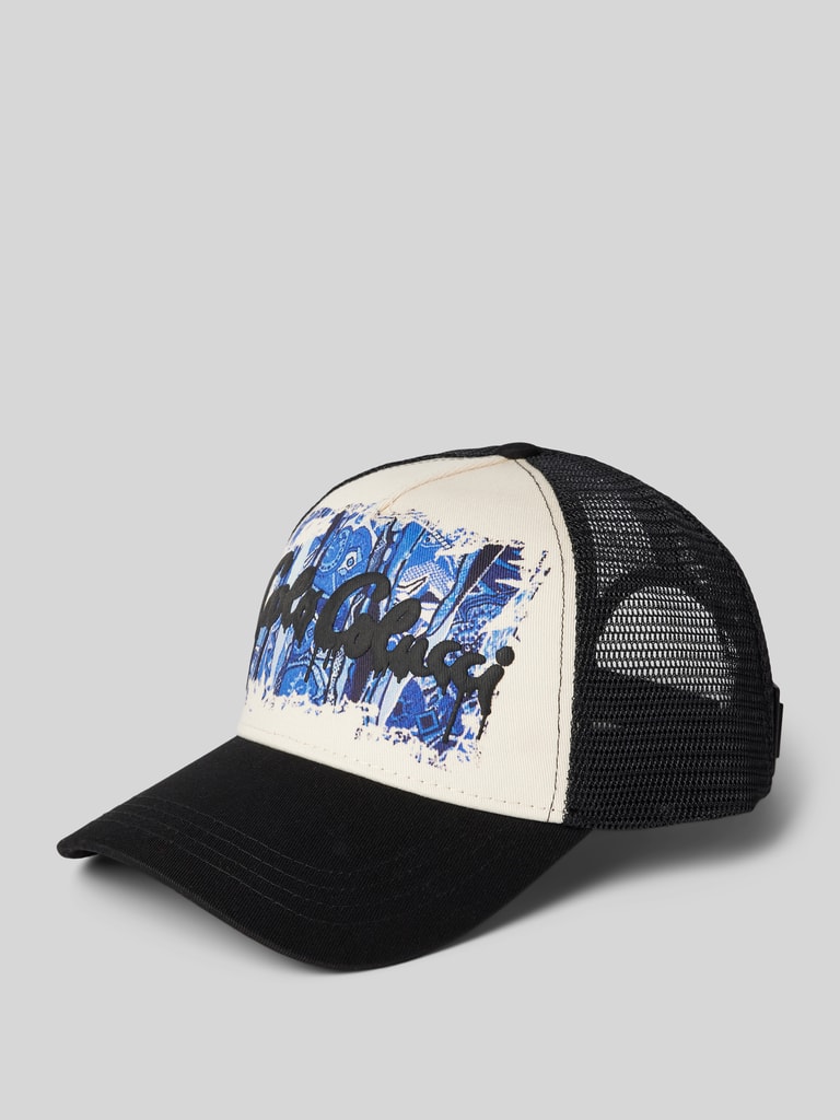 CARLO COLUCCI Trucker Cap mit Label-Print (black) online kaufen