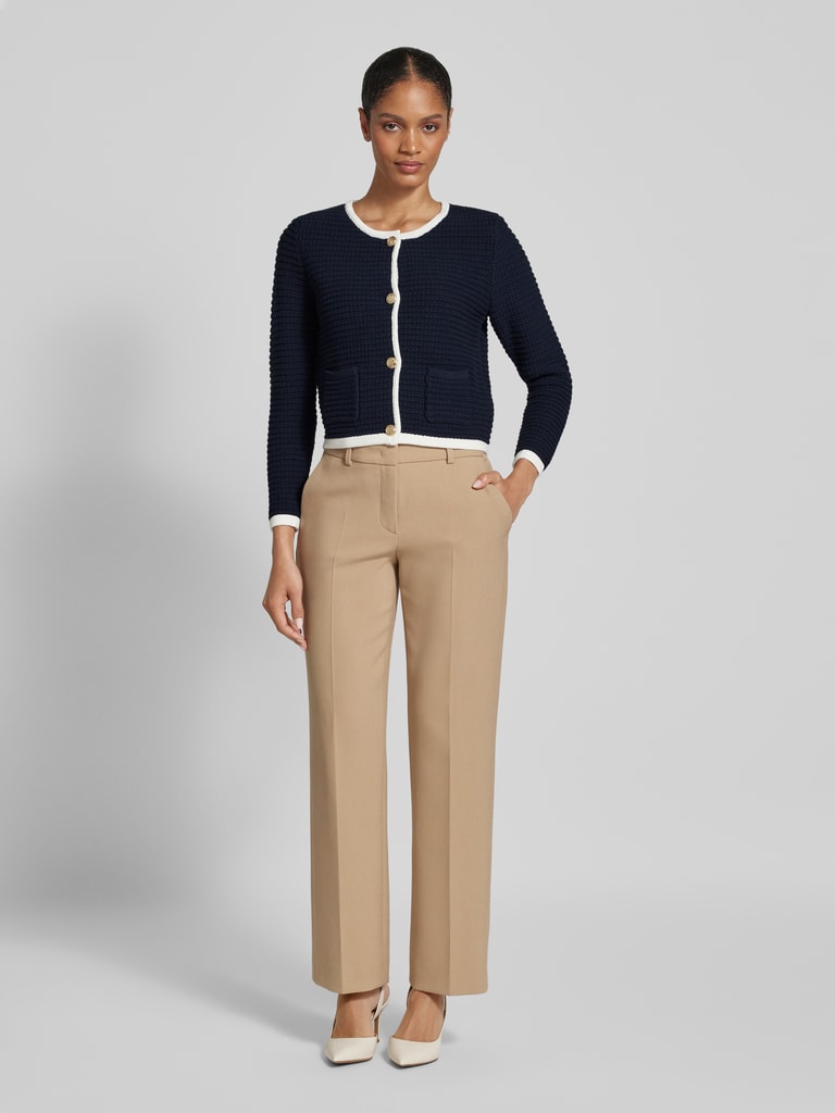 Christian Berg Woman Selection Cardigan mit Strukturmuster (marine ...