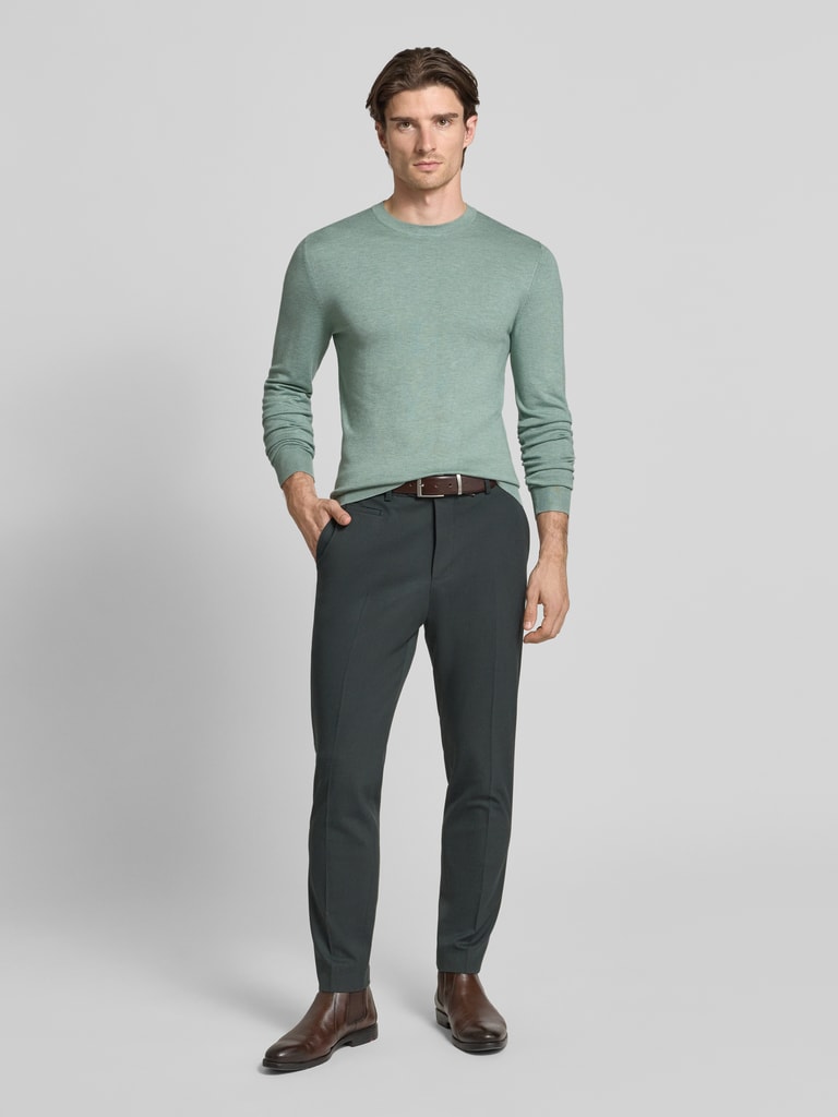 MCNEAL Strickpullover mit gerippten Abschlüssen (mint melange) online ...