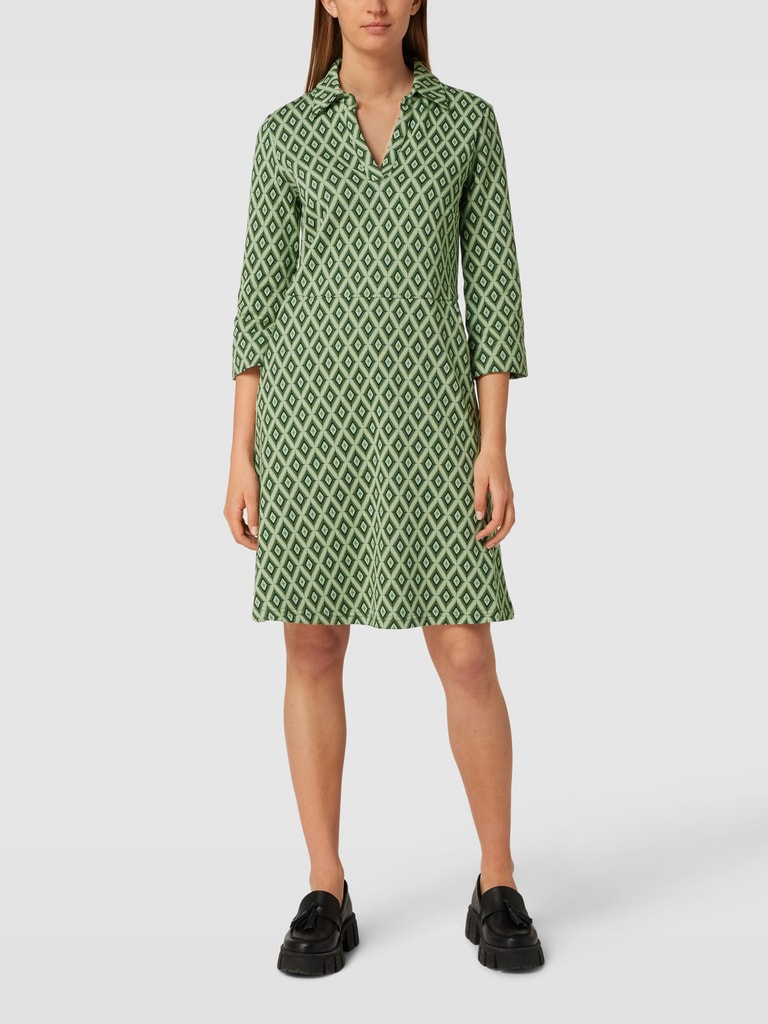 More & More Minikleid mit Allover-Muster (grass) online kaufen
