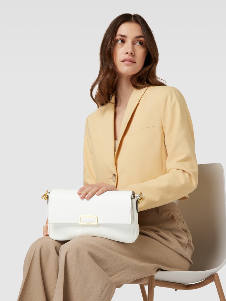 BOGNER Handtas met labelapplicatie, model 'nera' in wit online kopen | P&C