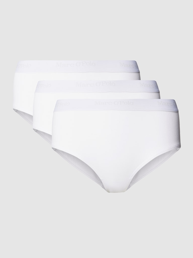 Kup online Marc O'Polo Figi z elastycznym paskiem z logo w zestawie 3 ...