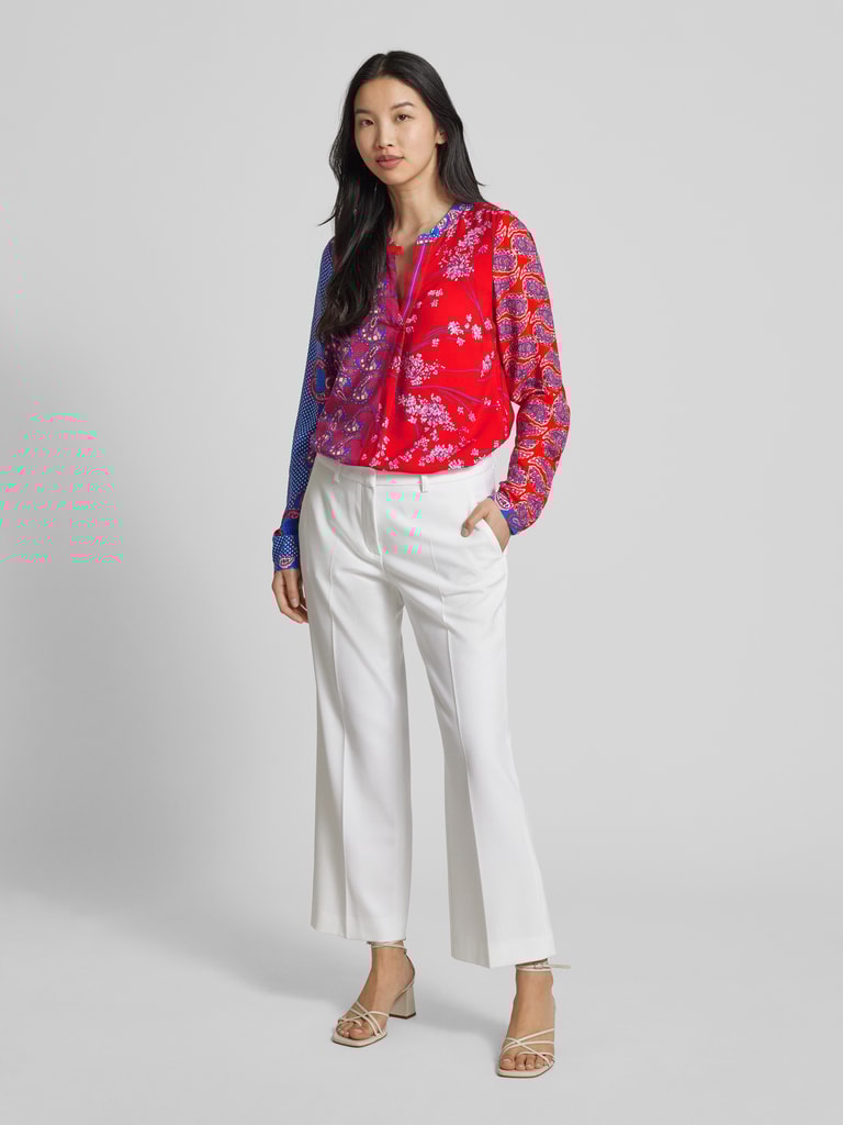 Emily Van den Bergh Blouse met all-over print in rood online kopen | P&C