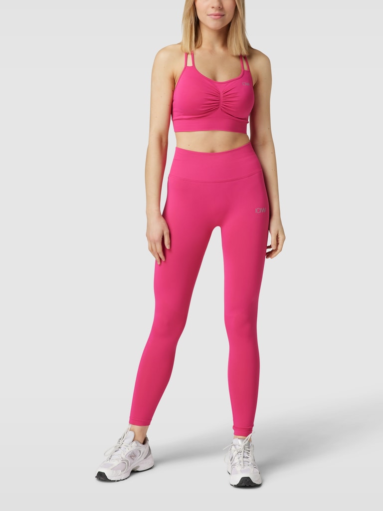 ICANIWILL Bustier mit Label-Print Modell 'Define Seamles Scrunch' (pink ...