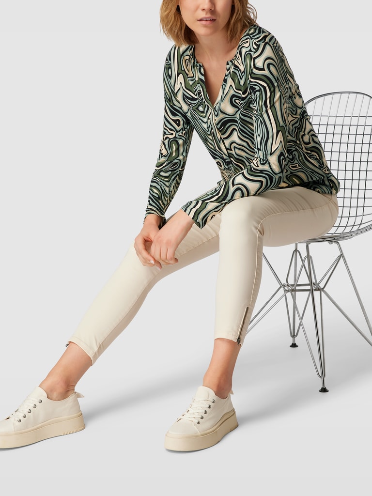 Soyaconcept Broek met labeldetail, model 'Shadi' in offwhite online ...