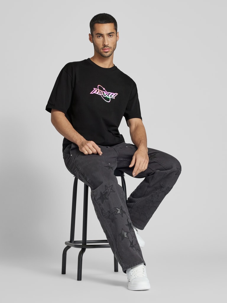 Review X MATW T-Shirt mit Label-Print - MATW X Review (black) online kaufen