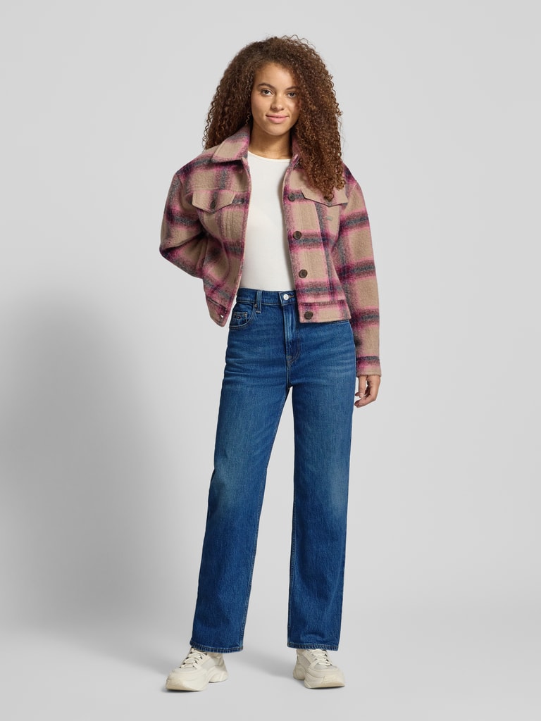Tommy Jeans Straight Fit Jeans aus Baumwoll-Mix (jeansblau) online kaufen