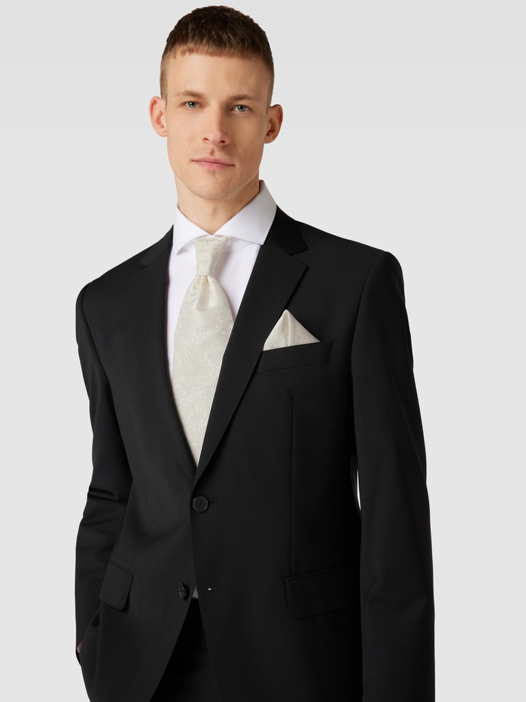 DIGEL Stropdas en pochet in een set met all-over motief, model 'Loy' in ...