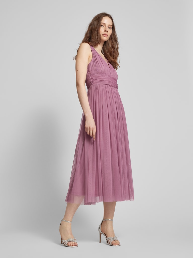 LACE & BEADS Cocktailkleid aus Tüll (rose) online kaufen