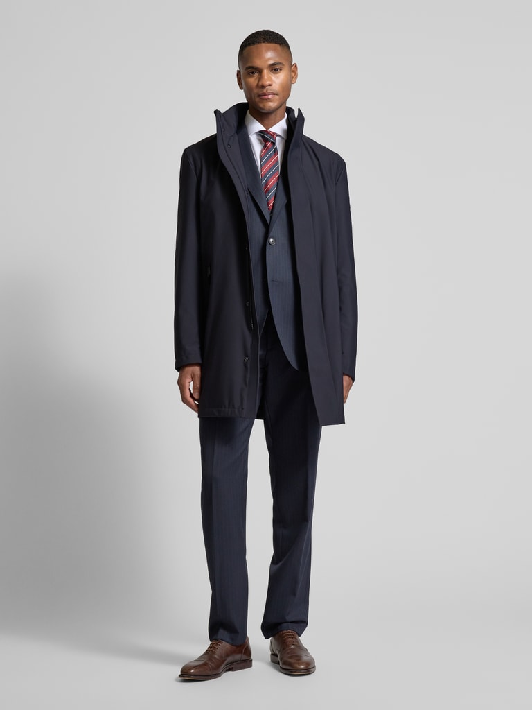 Kup online Strellson Płaszcz ze stójką model ‘Faley Flex’ (granatowy)