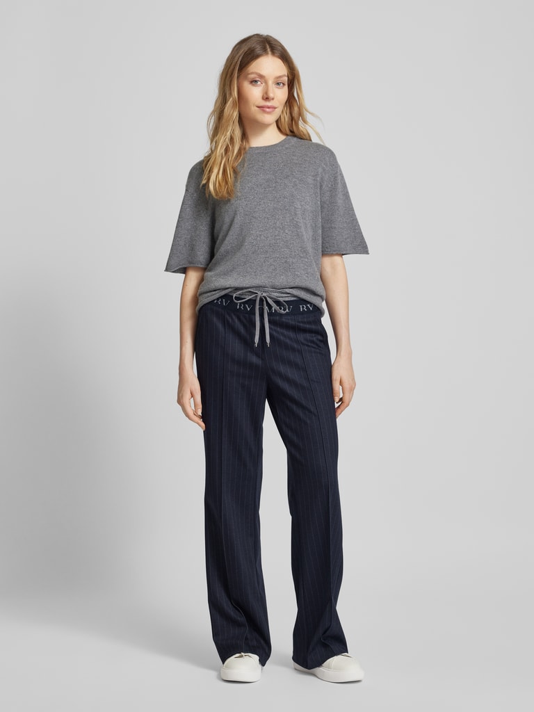 Cambio Stoffen broek van wolmix met persplooien, model 'AVA' in ...