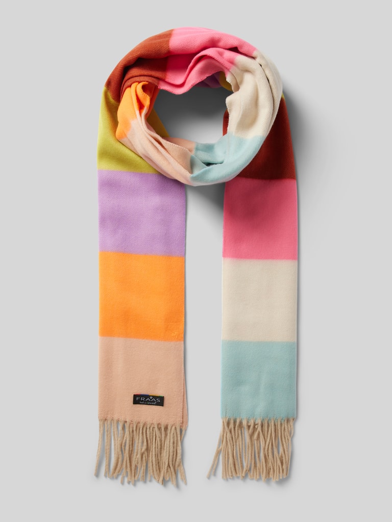 Fraas Schal mit Label-Patch Modell 'Cashmink' (orange melange) online ...