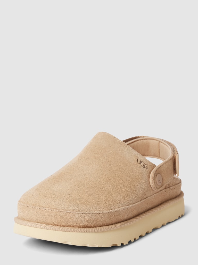 UGG Slides mit Fesselriemen Modell 'GOLDENSTAR' (sand) online kaufen