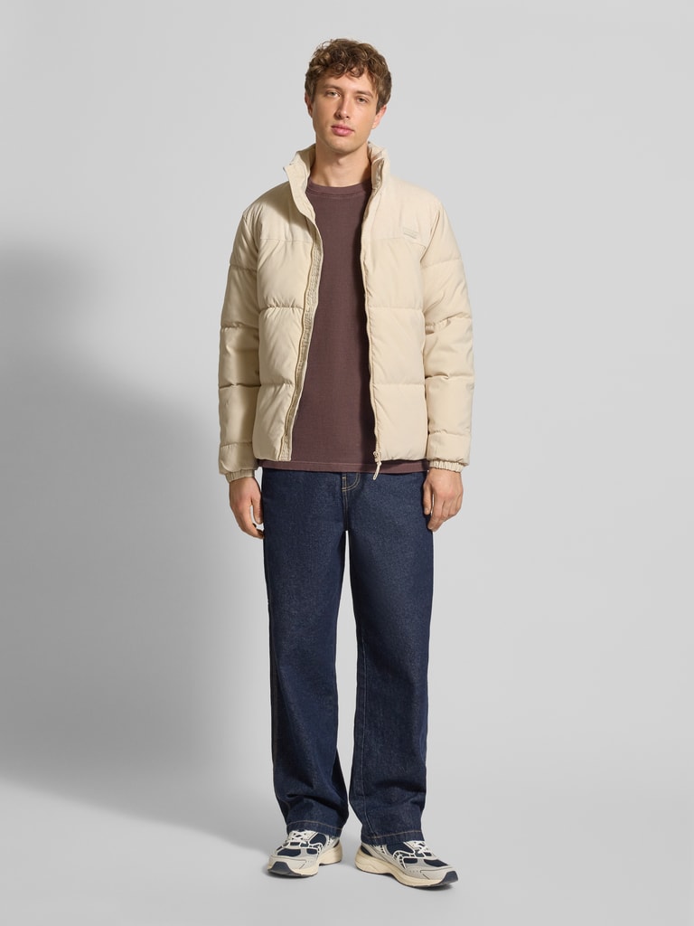 Blend Buffer jacket met opstaande kraag en steekzakken in offwhite ...