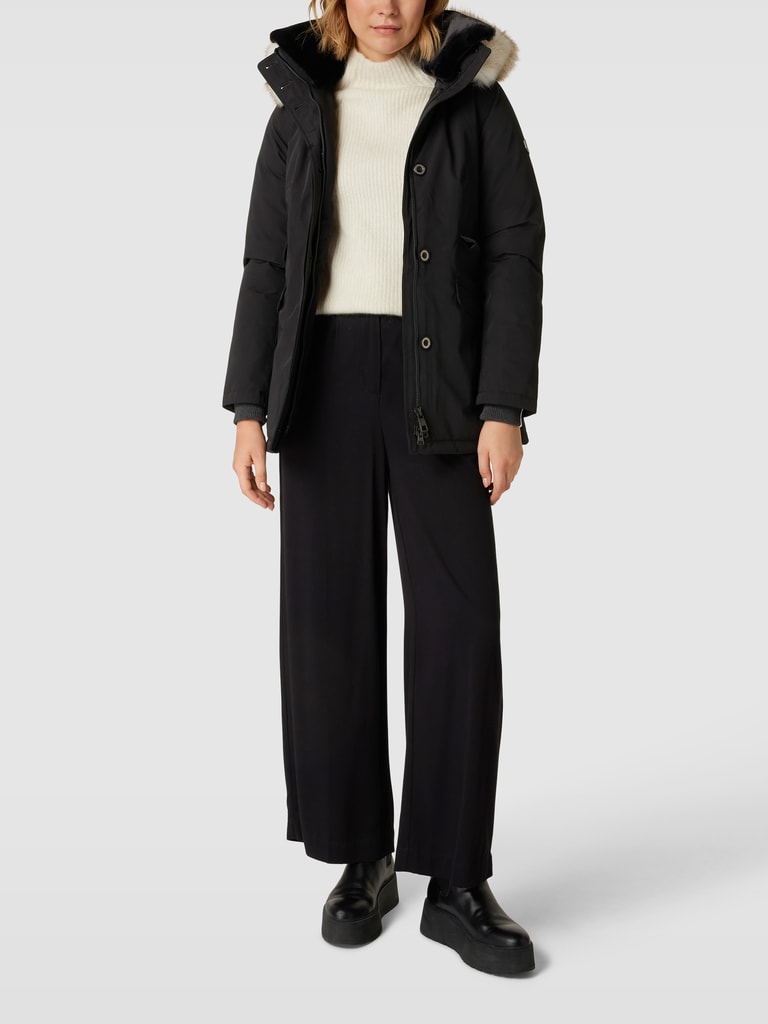 Wellensteyn Regular fit functioneel jack met imitatiebont, model 'ENTERPRISE' in zwart online ...