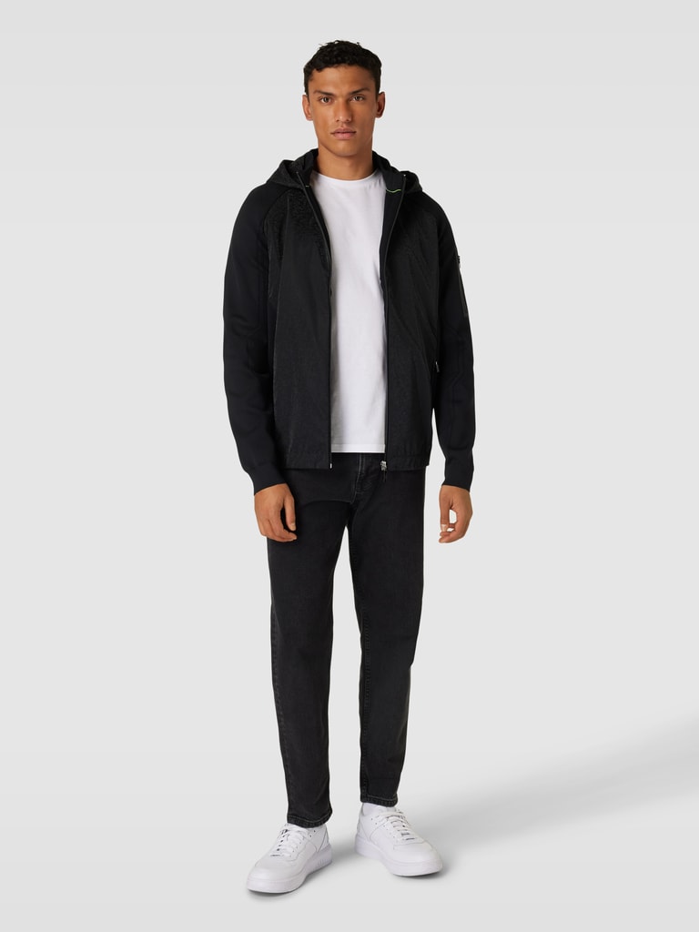 BOSS Green Jack van viscosemix, model 'Modir' in zwart online kopen | P&C