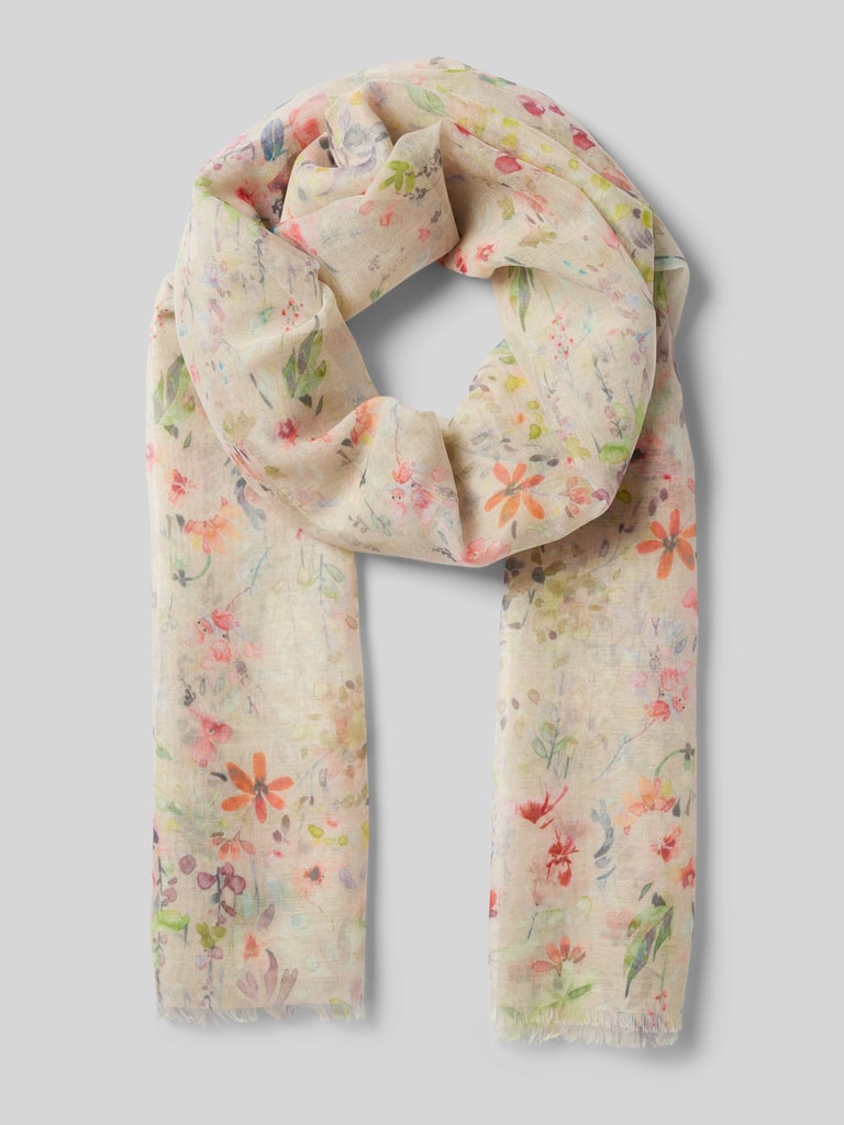 Fraas Schal mit Fransen (beige) online kaufen