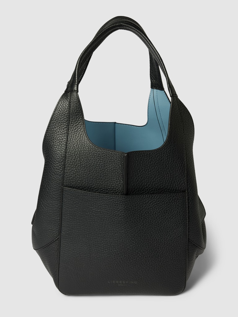 LIEBESKIND BERLIN Shopper met labeldetail, model 'LILLY' in zwart ...
