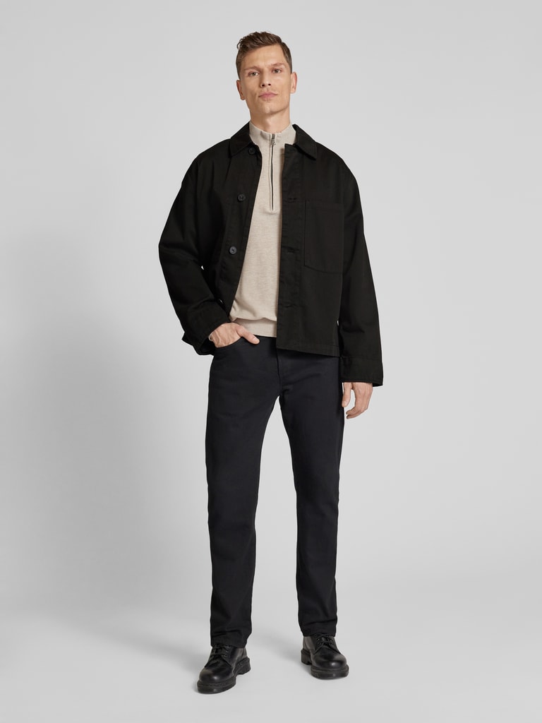 ANNARR Hemdjacke mit Brusttasche Modell 'HARKI' (black) online kaufen