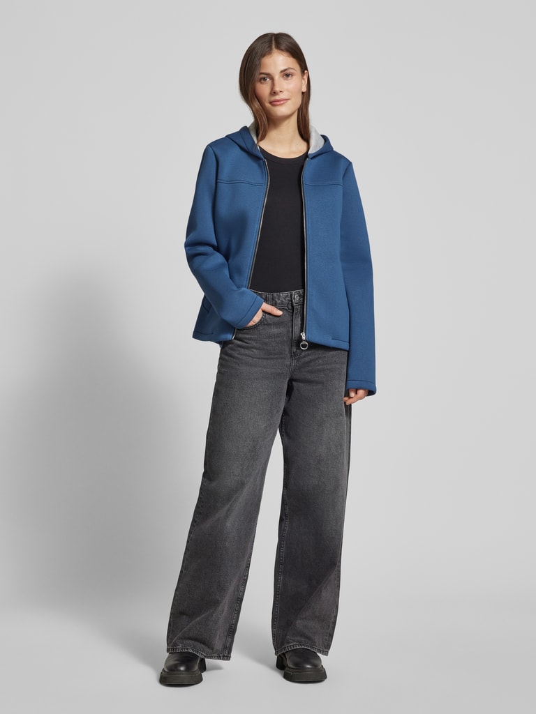 Amber & June Jacke mit Kapuze (blau) online kaufen
