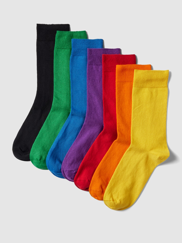 camano Socken mit Rippenbündchen im 7er-Pack (pink) online kaufen