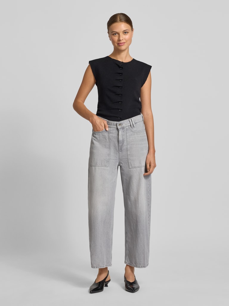 DRYKORN Jeans mit weitem Bein und Eingrifftaschen Modell 'DERIVE ...