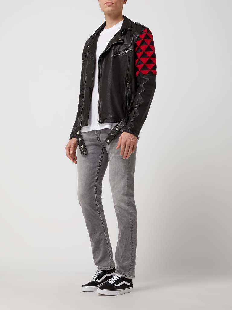 Be Edgy Lederjacke im Biker-Look Modell 'Be Ward' (black) online kaufen