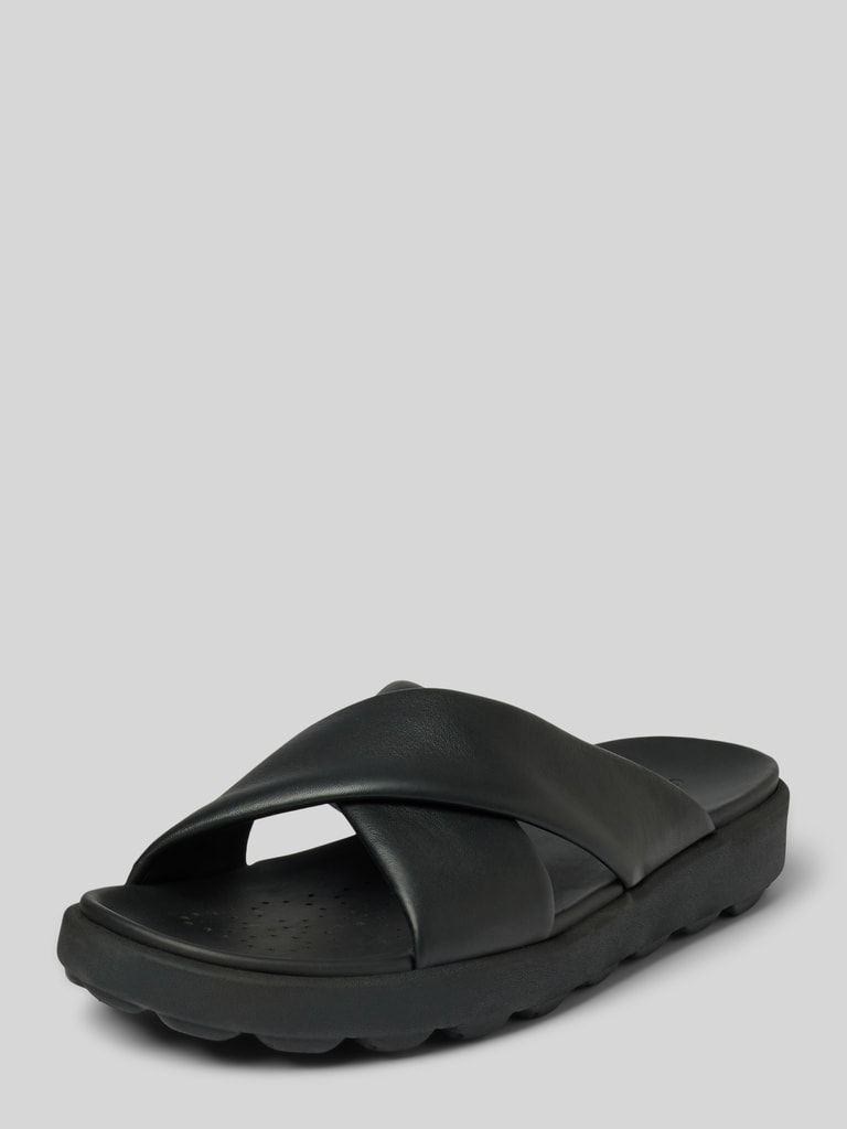 Geox Slides aus echtem Leder Modell 'SPHERICA' (black) online kaufen