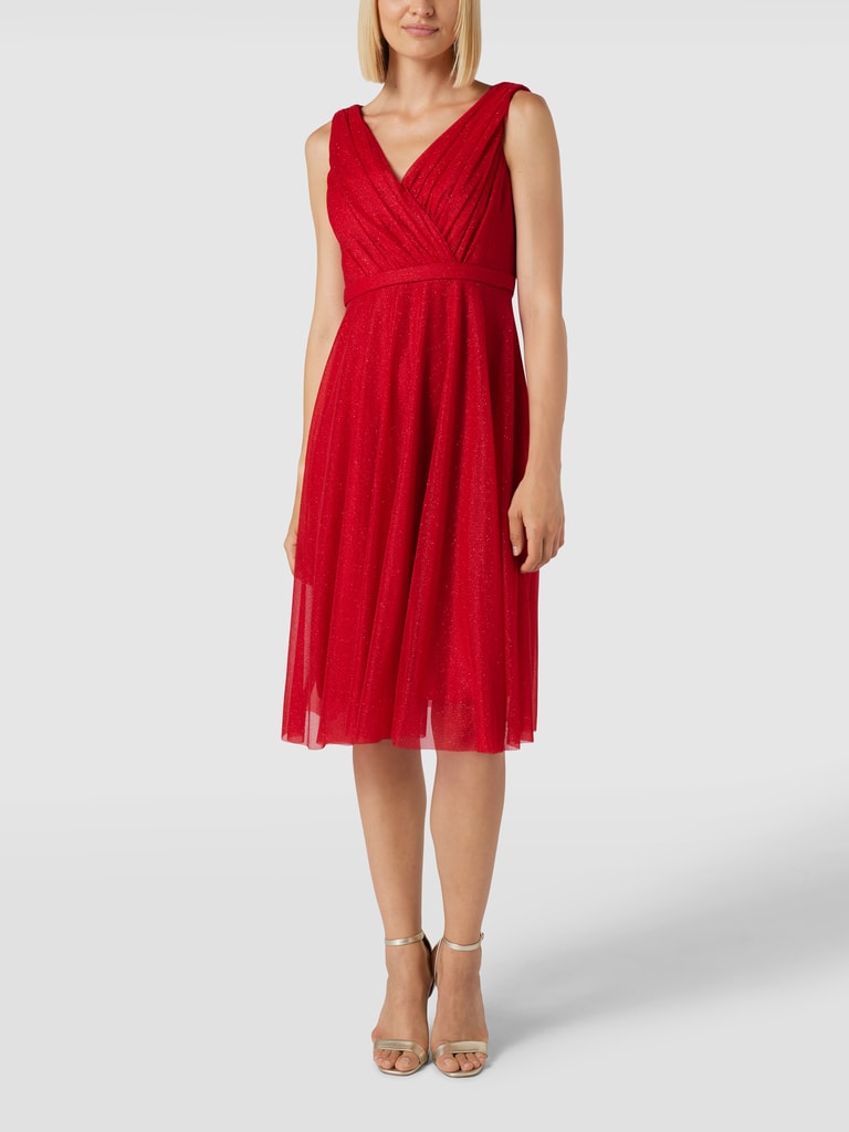 TROYDEN COLLECTION Cocktailkleid mit Taillenpasse (rot) online kaufen
