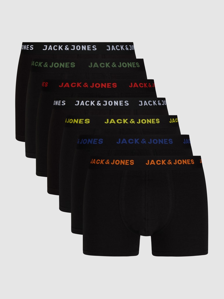 Jack & Jones Trunks mit Stretch-Anteil im 7er-Pack (black) online kaufen