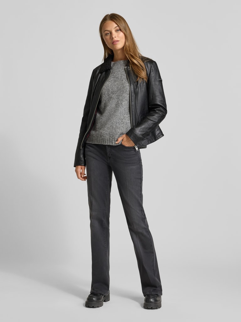 Cabrini Lammnappa Jacke mit Eingrifftaschen (black) online kaufen