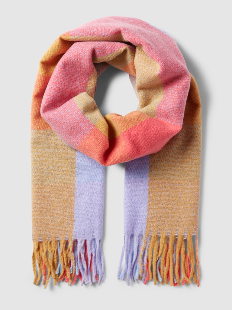 ICHI Schal mit Colour-Blocking-Design Modell 'ADANNA' (senf) online kaufen