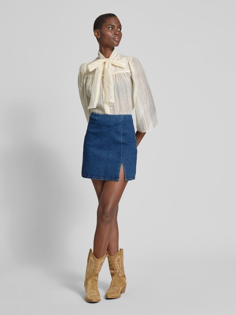 Vero Moda Eng anliegender Jeansrock mit Frontschlitz Modell 'NELLY ...