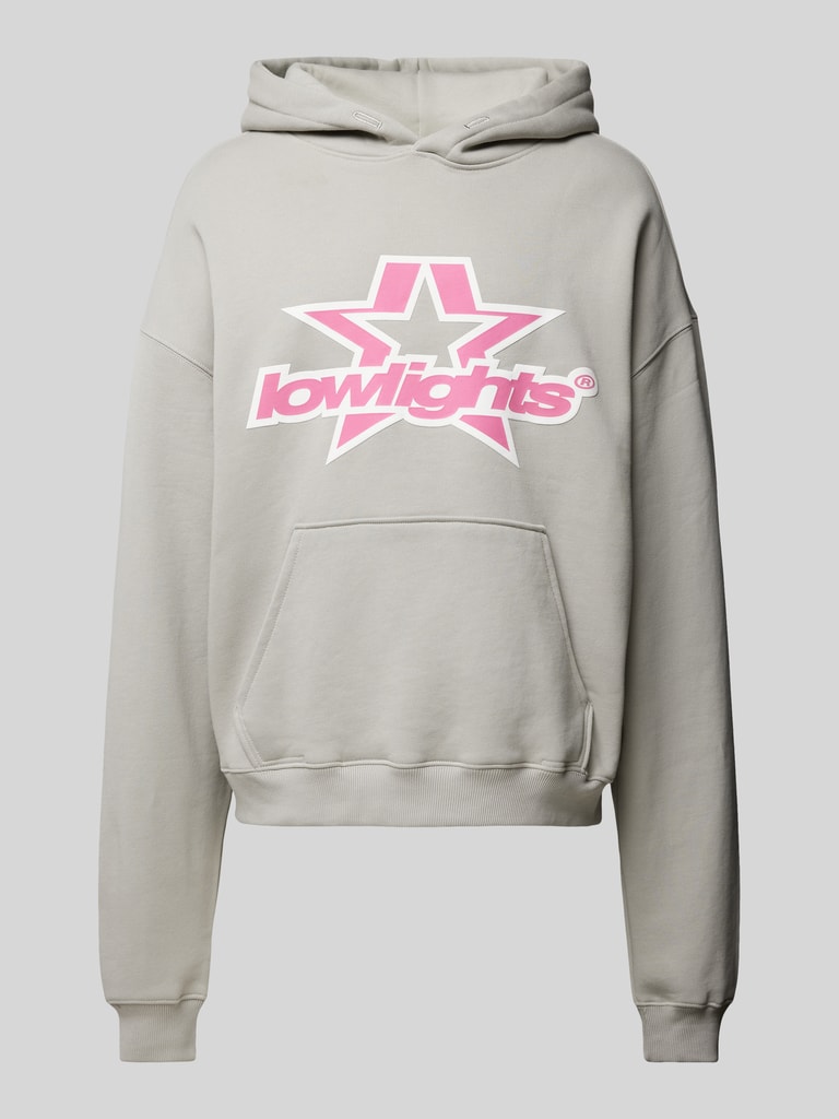 Low Lights Studios Hoodie mit Label-Print Modell 'Superstar' (hellgrau) online kaufen