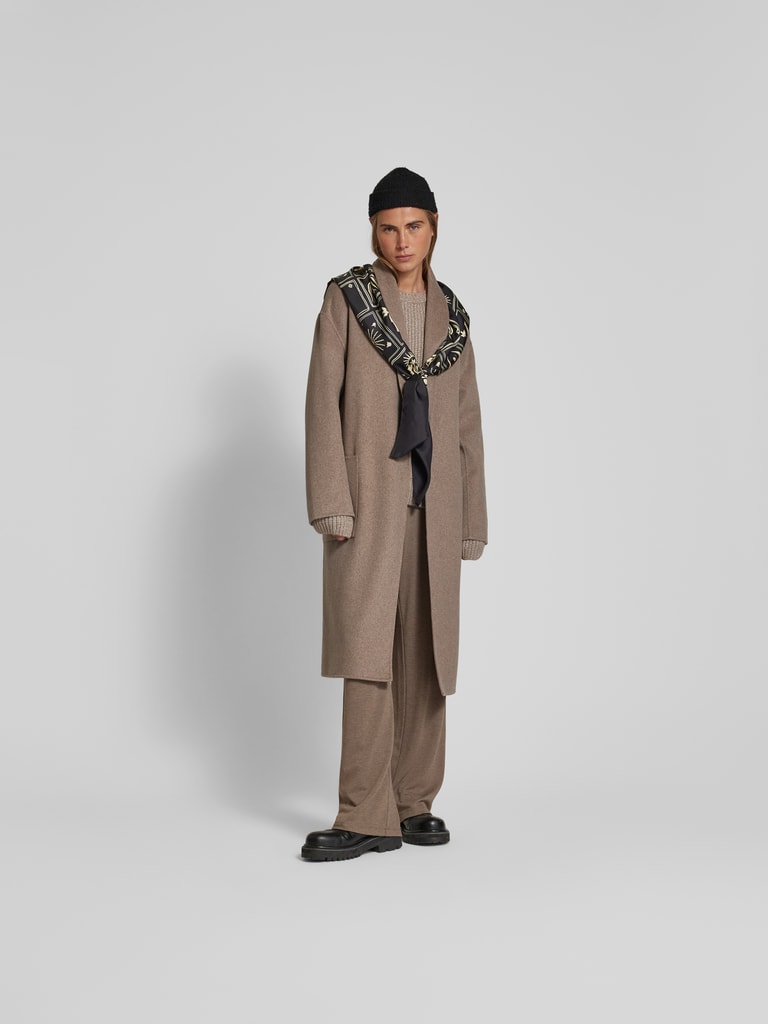 Juvia Mantel mit Taillengürtel (taupe) online kaufen
