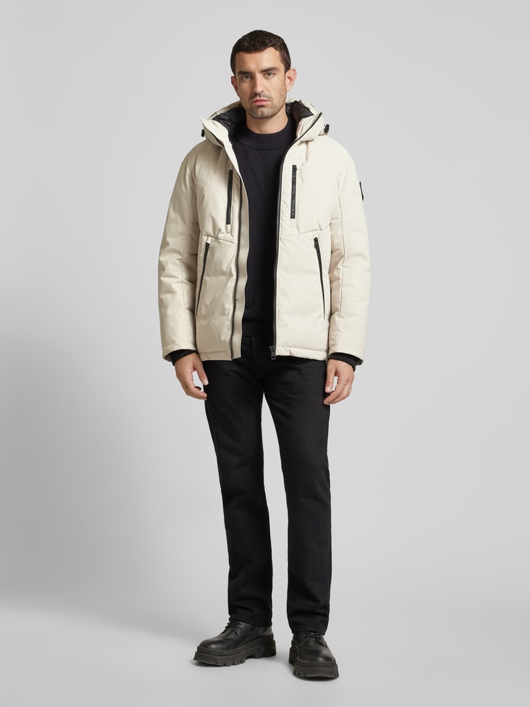 Tom Tailor Functioneel jack met capuchon met tunnelkoord en vulling van ...