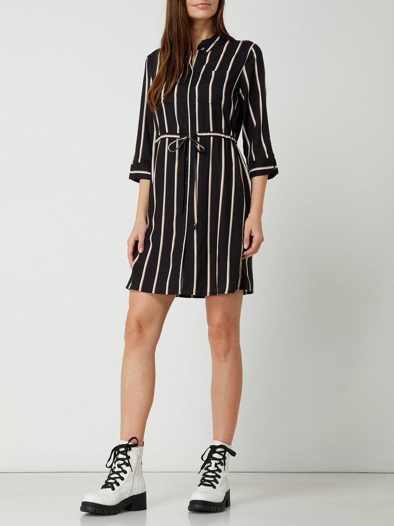 Kup online Only Sukienka koszulowa ze wzorem w paski model ‘Tamari ...