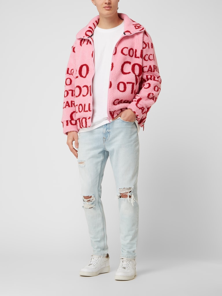 CARLO COLUCCI Jas van teddybont in roze online kopen | P&C
